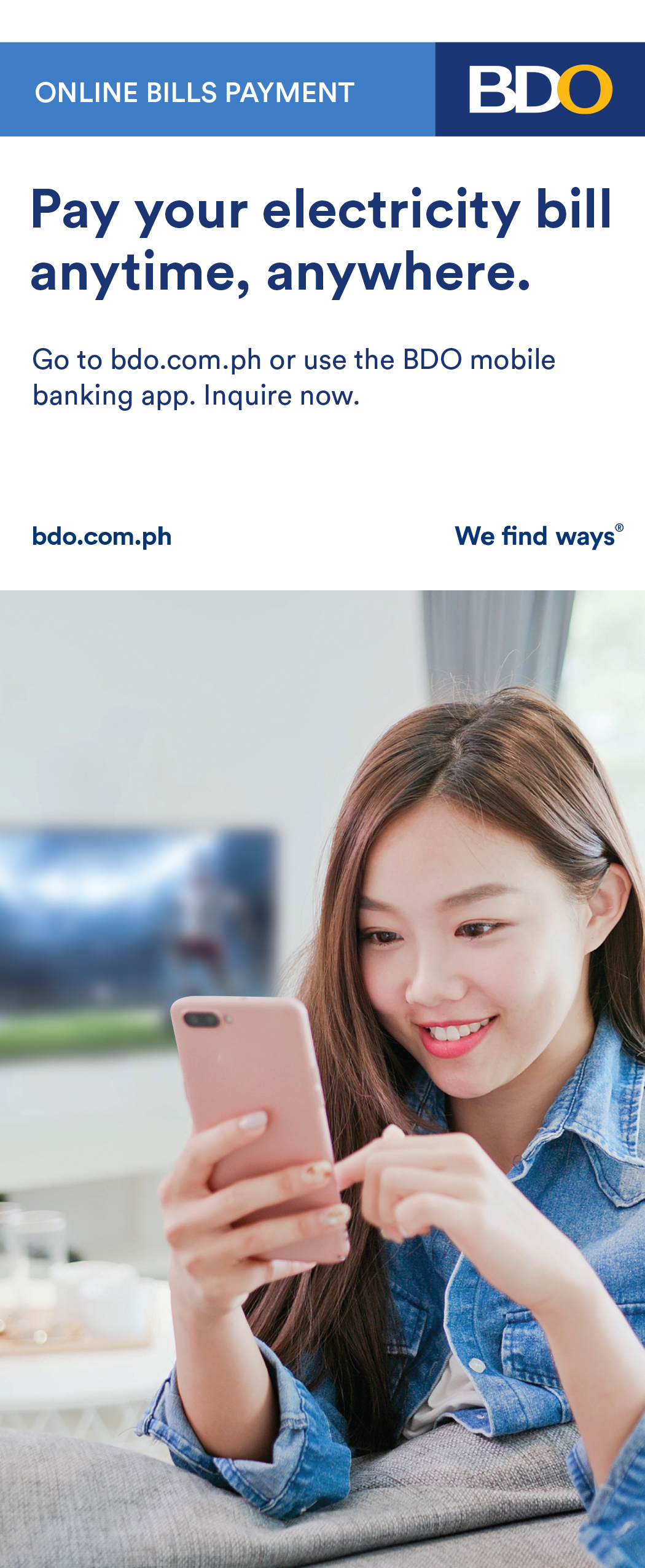 Advisory: BDO Payment Centers Engagement – MORESCO-1